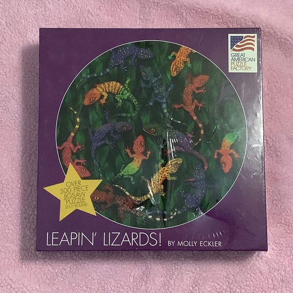 Great American Puzzle Factory | Games | Leapin Lizards 50 Piece Jigsaw ...